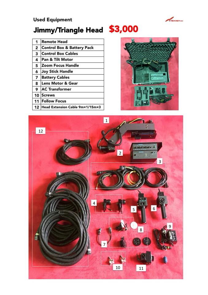Sale ️Jimmy jib head set & 3axis kit | 株式会社ロケット